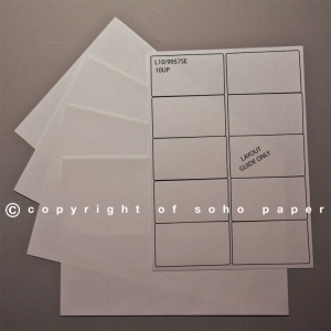 Laser / Inkjet Labels - 10 Labels per Sheet - Soho Paper