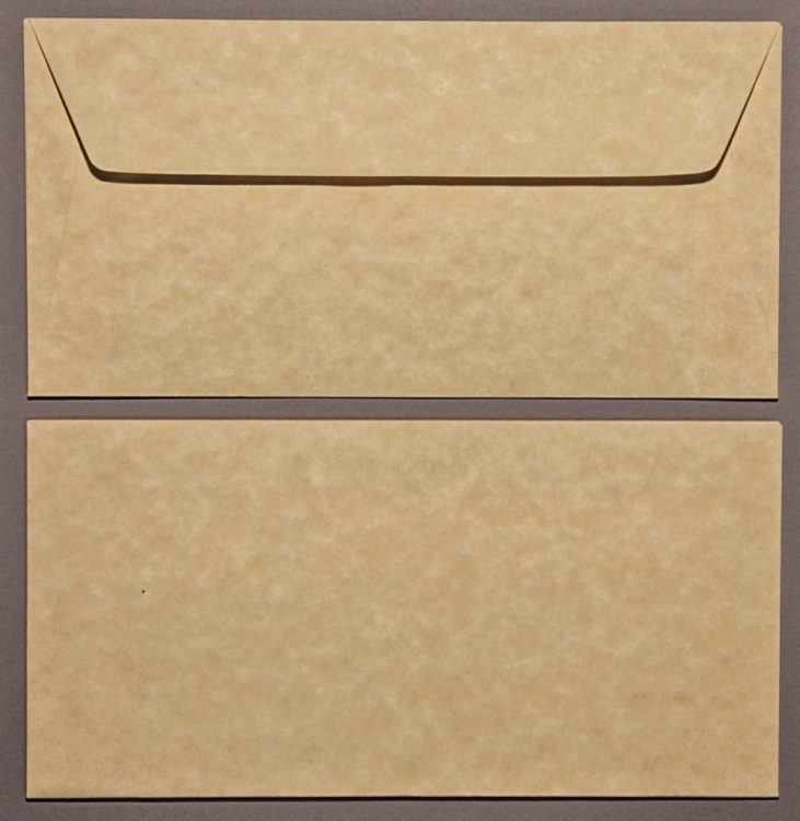 Parchment Light Gold DL - 110 x 220mm Envelopes - Peal & Seal - Soho Paper