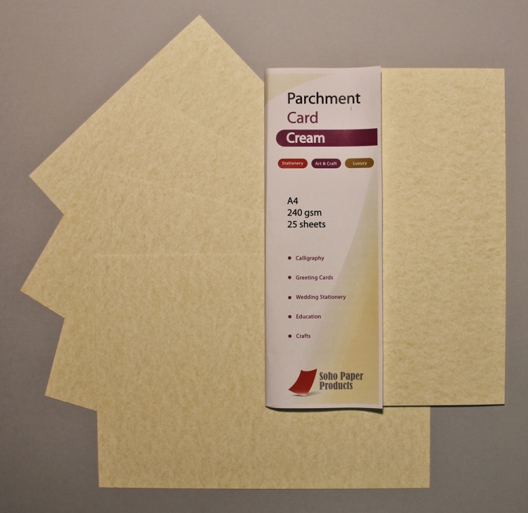 Parchment Cream Card 240gsm - Soho Paper