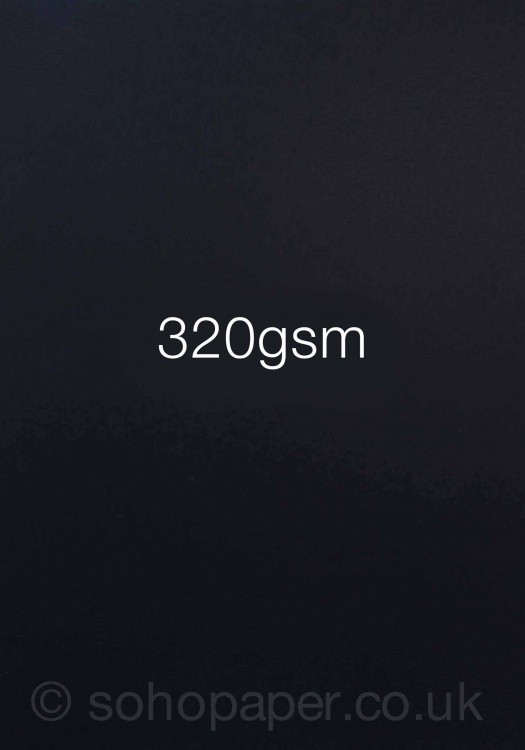 Black Card 320gsm - Soho Paper