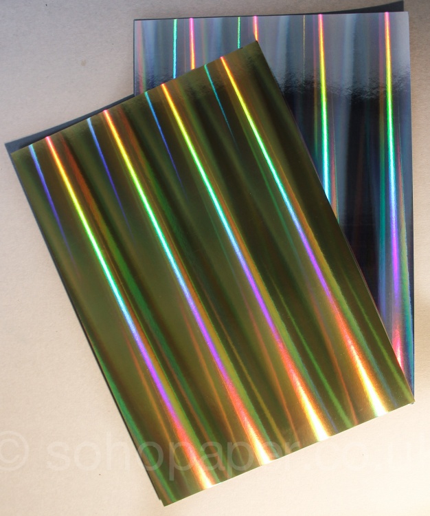 Holographic Silver & Gold Card - Soho Paper