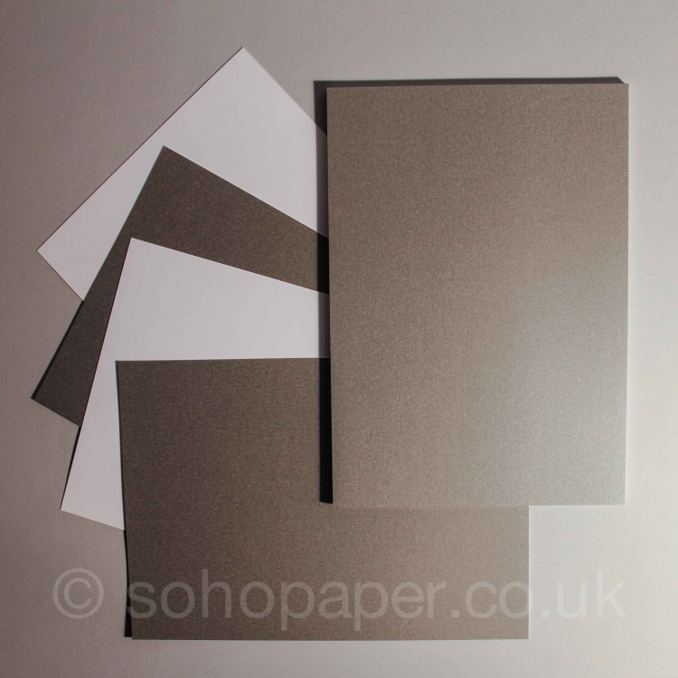 Centura Pearl Platinum Silver Card 250gsm - greta Prices! - Soho Paper