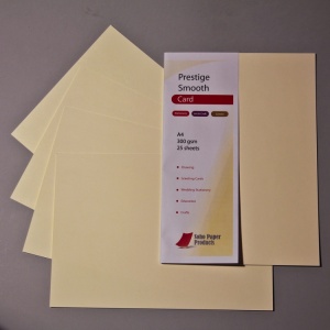 Prestige Smooth Cream Card Business Card Wedding Stationery - Soho Paper