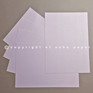 Linen Embossed Premium White Card 250gsm - Soho Paper